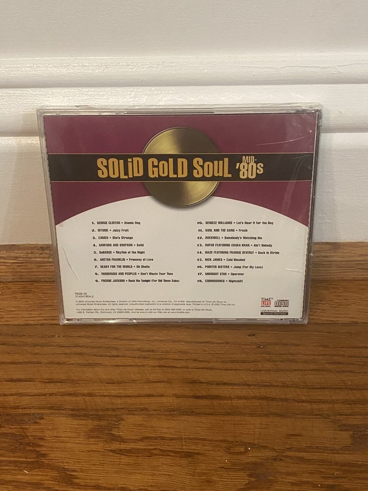 New Rare "Solid Gold Soul Mid-'80s " Time Life Music CD Sealed | eBay