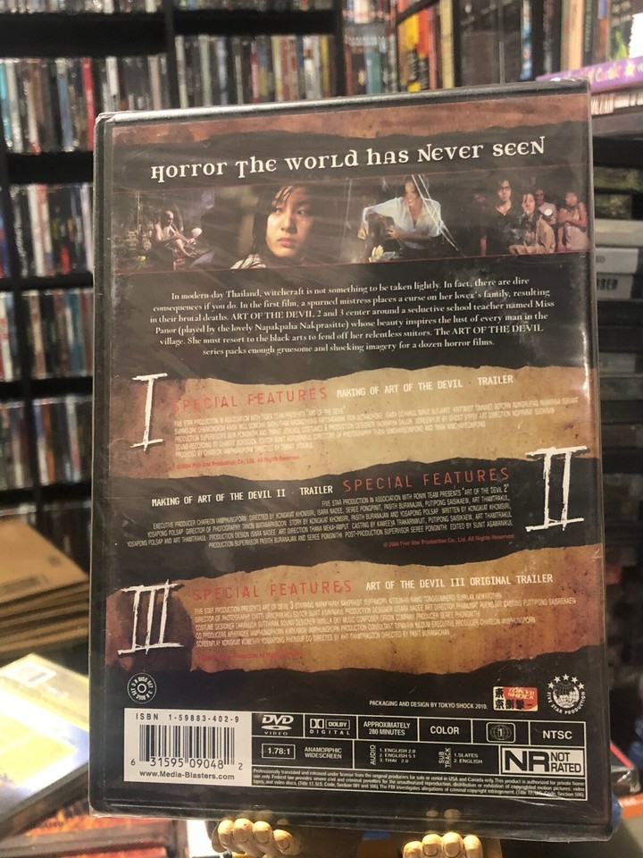 Art Of The Devil 1, 2, 3, Trilogy (DVD) Thanit Jitnukul, 3-DVDS SET ...