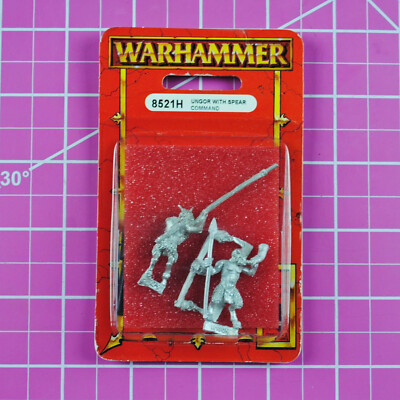 Warhammer Chaos Beastmen Ungor with Spear Command NIB Metal - OOP ...