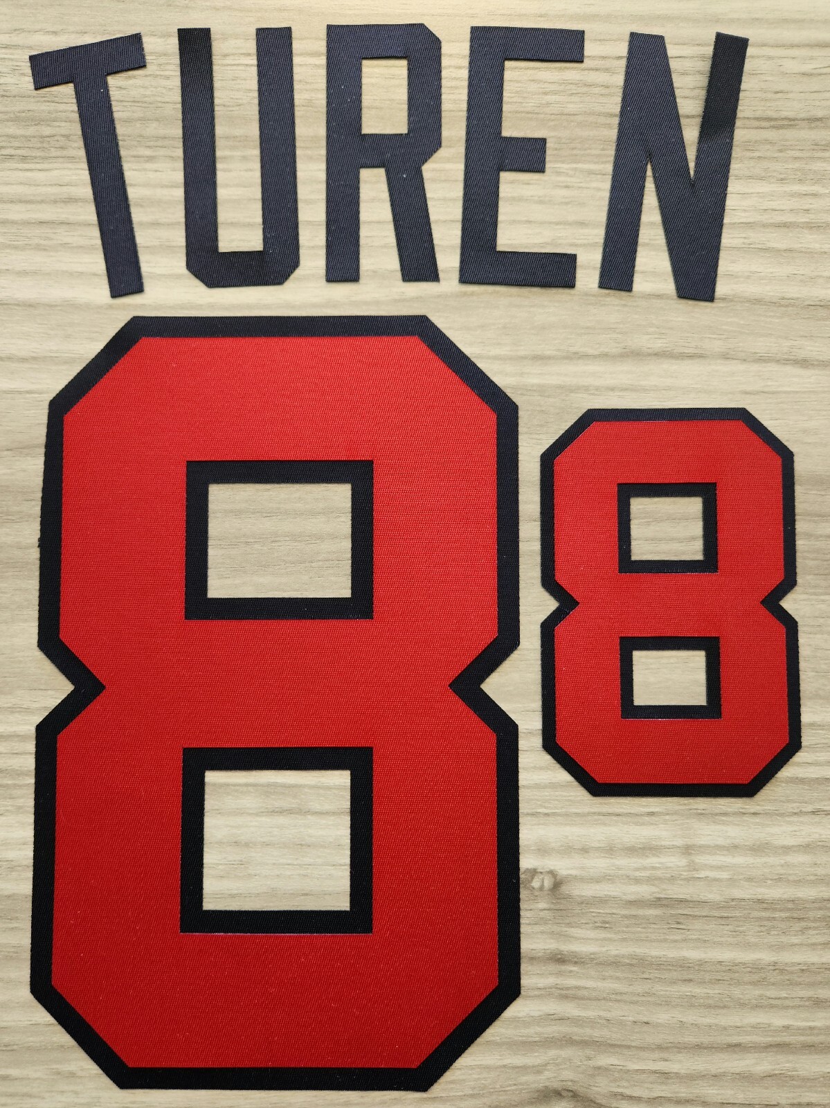 Team USA World Baseball Classic white jersey lettering kit ANY NAME/ANY ...