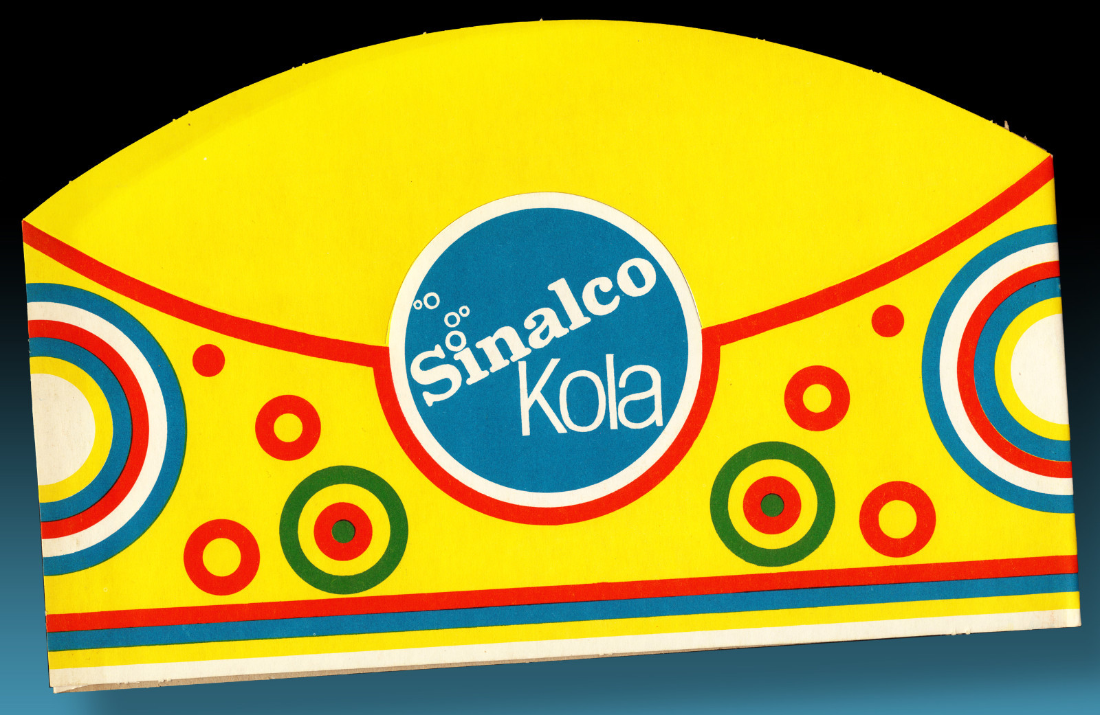 SINALCO SINALCO KOLA ALTES SCHIFFCHEN KARTON WERBEHUT 60er UNBENUTZT ...