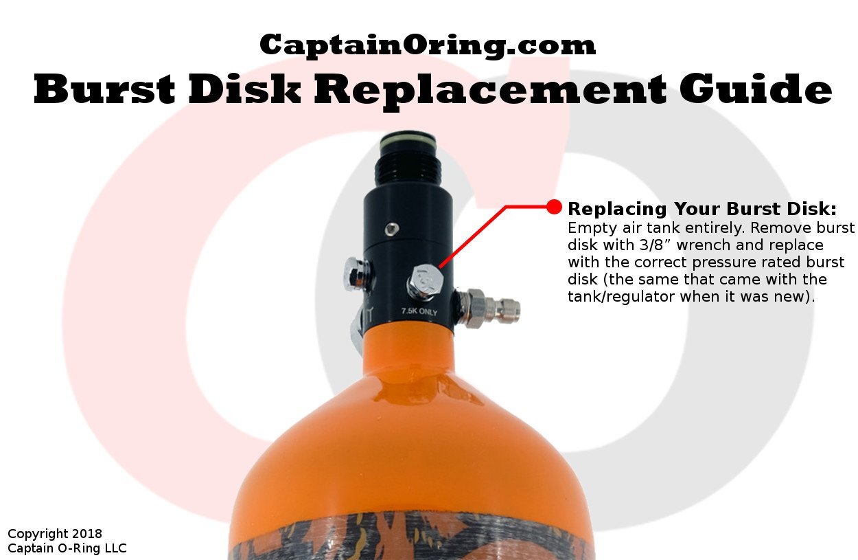 HPA Burst Disk 1.8k - 2 pack (Compressed Air Paintball ) | eBay