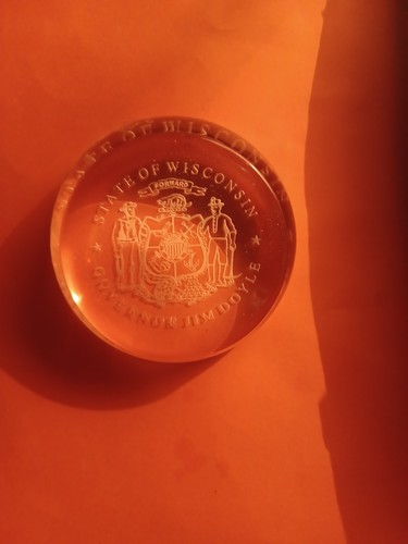 New Old Stock Great Seal Of Wisconsin When Governor Jim Doyle Was In ...