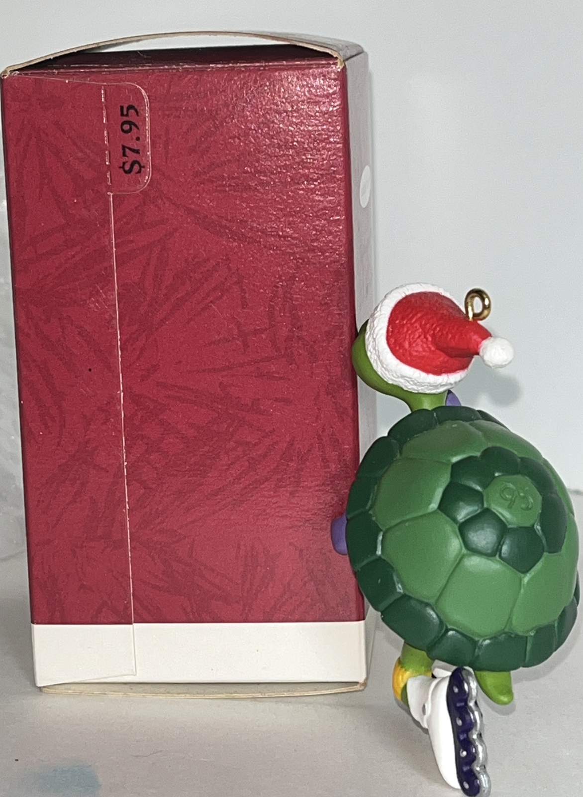 Hallmark Christmas Ornament "Roller Whiz" Skating Turtle 1995 Holiday ...