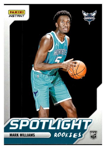 MARK WILLIAMS RC 2022-23 Panini Instant Spotlight Rookies /965 #15 Horn ...