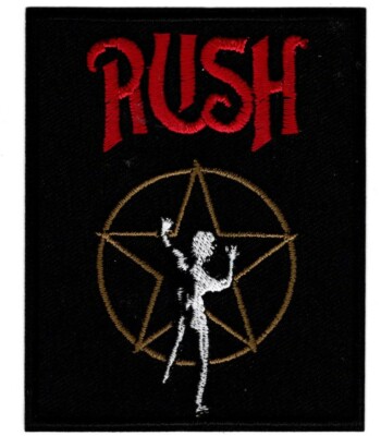 RUSH - STARMAN LOGO - LICENSED - IRON or SEW ON PATCH | eBay