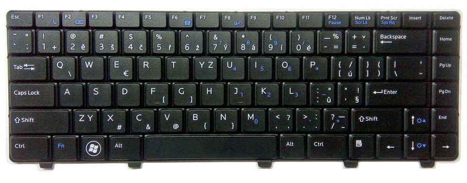 New CZECH keyboard DELL Vostro 3300 3400 3500 Genuine 036N01 QWERTY | eBay