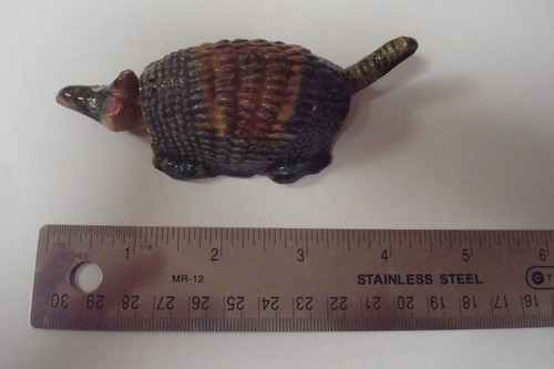 Vintage 1961 Mexican Clay Folk Art Nodding Head Armadillo Model | eBay