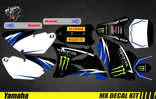 Kit Deco Motorbike for / MX Decal Kit For Yamaha YZ 85 - Monster | eBay