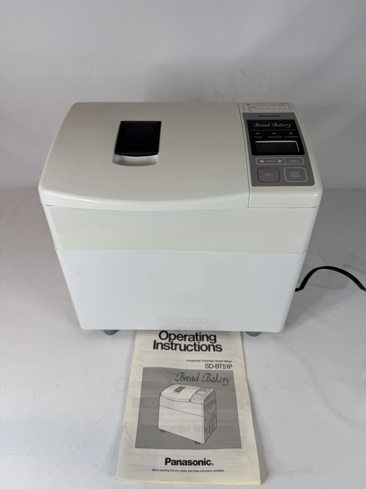 PANASONIC AUTOMATIC BREAD MAKER MACHINE Model: SD-BT51P w YEAST DISPENSER | eBay