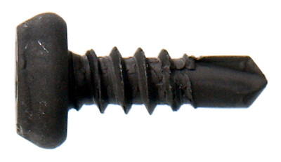 Sheet Metal Self-Drilling Framing Screws,Pan Head,Black Phosphate,#7x7 ...