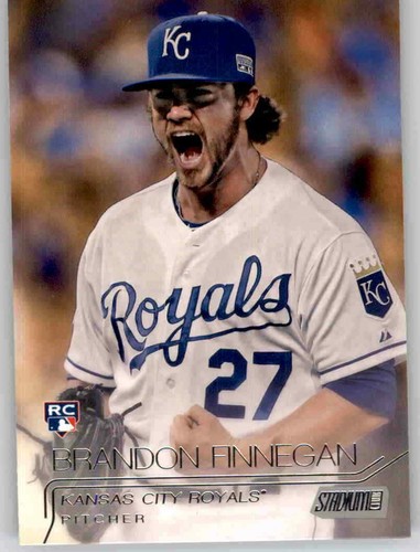 2015 Stadium Club Brandon Finnegan Rookie RC Insert MLB PWE Royals #196 ...