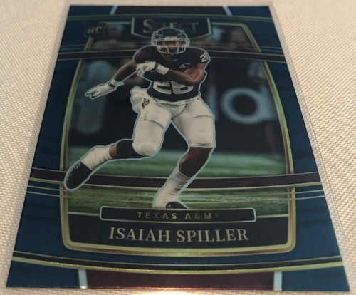 2022 Select Draft Football Isaiah Spiller Texas A&M Aggies Blue ...