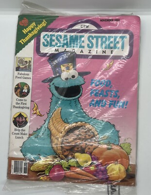 Sesame Street Magazine & Parents Guide 2 Set Sealed November 1991 ...