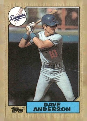 1987 Topps #73 Dave Anderson | eBay