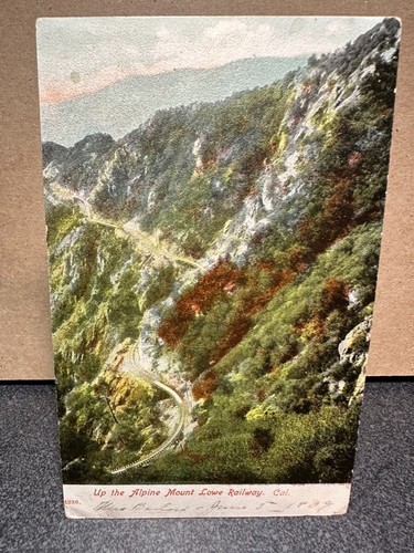 Up the Alpine, Mount Lowe Railway California, 1907 USA Unposted ...