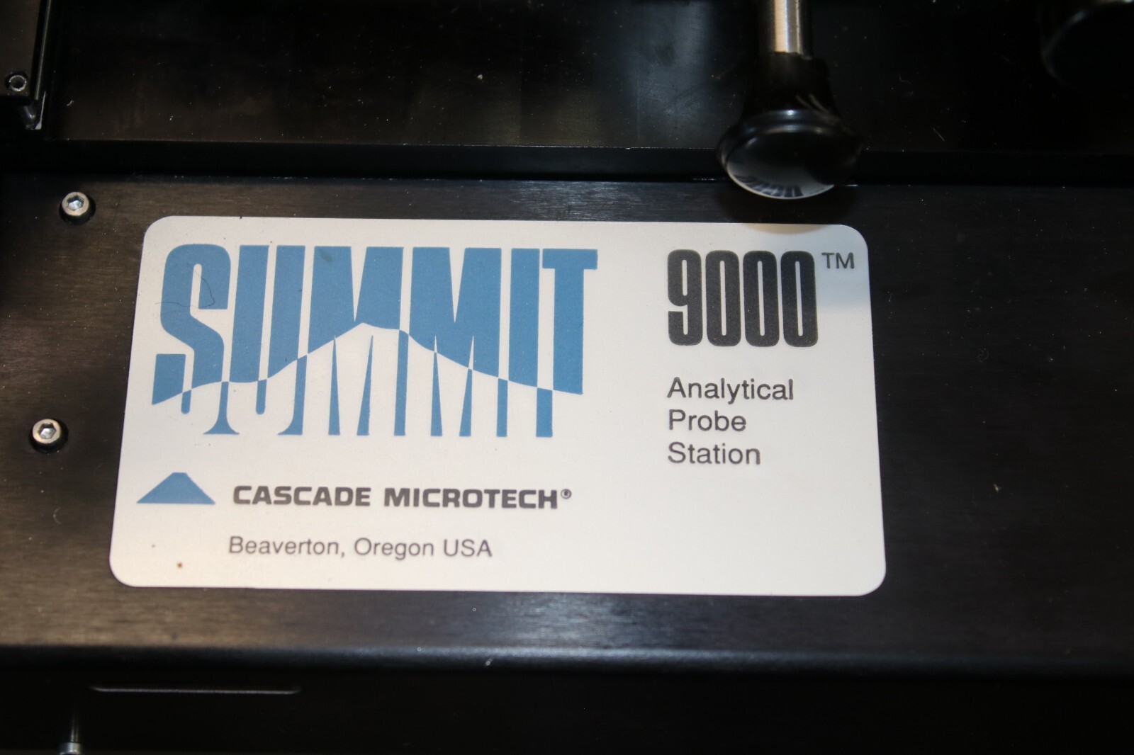 Cascade Microtech Summit 9000 Precision RF Probe Station Prober 1 YR ...