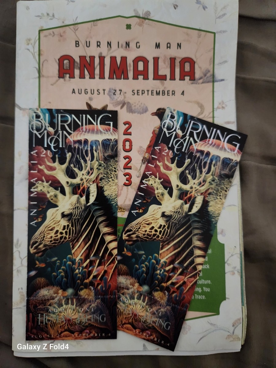 Burning Man Festival Tickets 2023