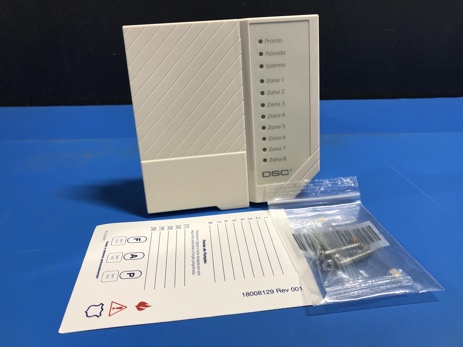 DSC PC1555RKZ 8 Zone LED Keypad Portuguese | eBay