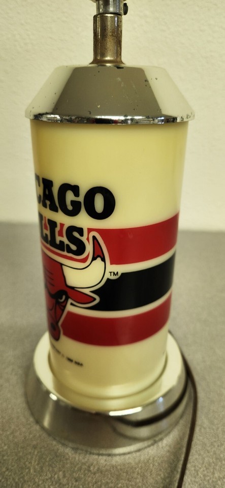 Rare! Vintage 1988 Chicago Bulls Lamp P&K Products NBA Michael Jordan ...