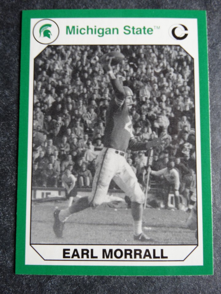 1990 Collegiate Collection Michigan State Football Card Complete Your ...