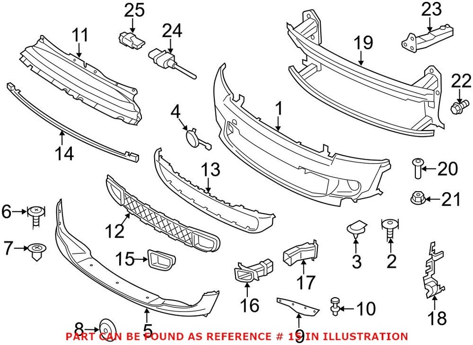 Genuine OEM Brake Air Duct for Mini 51117255117 | eBay
