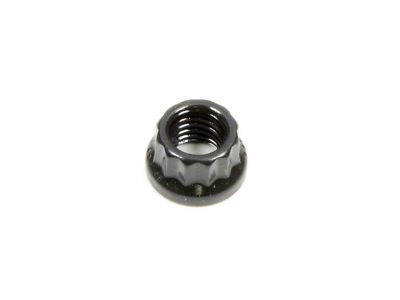 Nut 8 mm x 1.25 Thread 10 mm 12 Point Head Chromoly Black Oxide ...