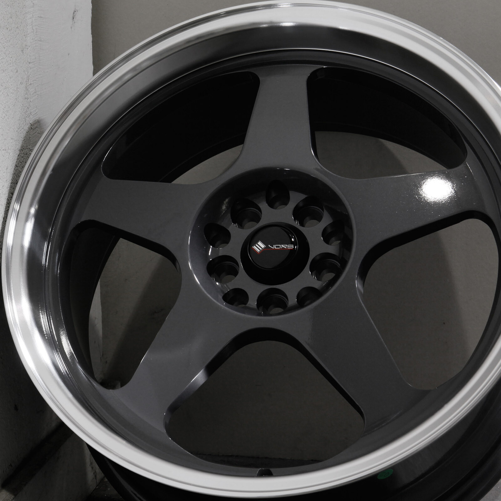 19x8.5 Vors SP1 5x115 35 Hyper Black Wheels Rims Set(4) 73.1 | eBay