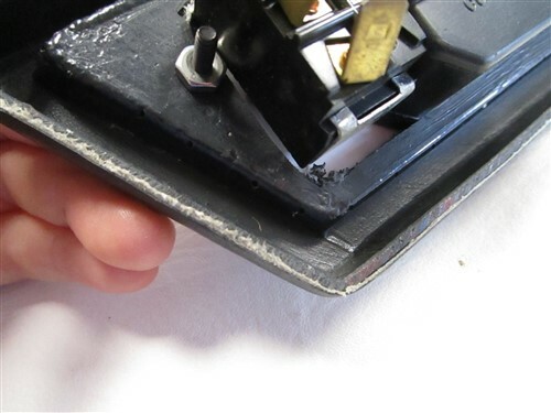 TROLLING MOTOR PLUG / TILT SWITCH PANEL BLACK / GRAY 7 1/4" X 3" BOAT ...