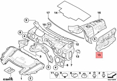 Genuine BMW E90 E90N E91 Sound Insulating Door Left Front OEM ...