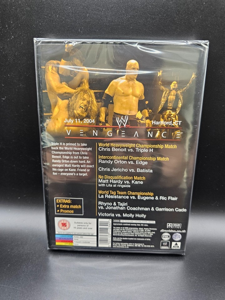 WWE - Vengeance 2004 DVD NEW Sealed FULL UK Version 2 DVD Set ...