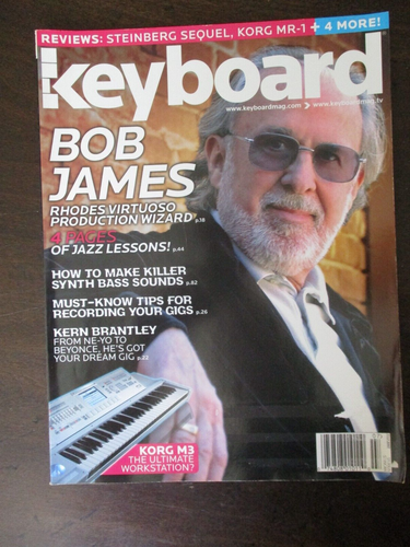 KEYBOARD MAGAZINE JULY 2007 BOB JAMES RHODES VIRTUOSO KERN BRANTLEY ...