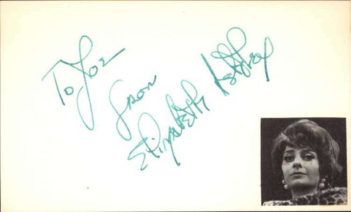 Elizabeth Ashley Actress Stagecoach Signed 3" x 5" Index Card | eBay