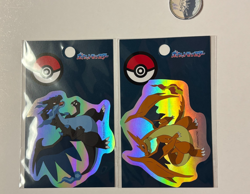 Pokemon Mega Charizard X & Y Holographic Sticker Set Japan | eBay
