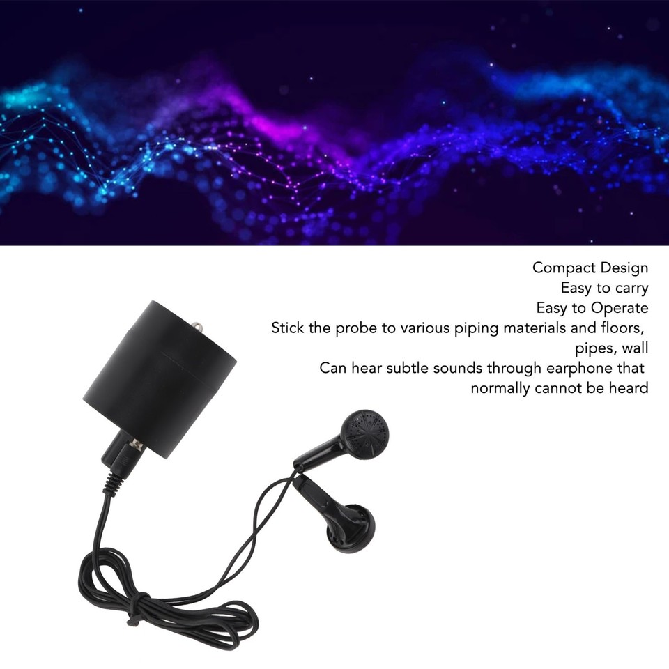 Sound Amplifier Through Wall Microphone Voice Listen Tester f/ Pipe ...