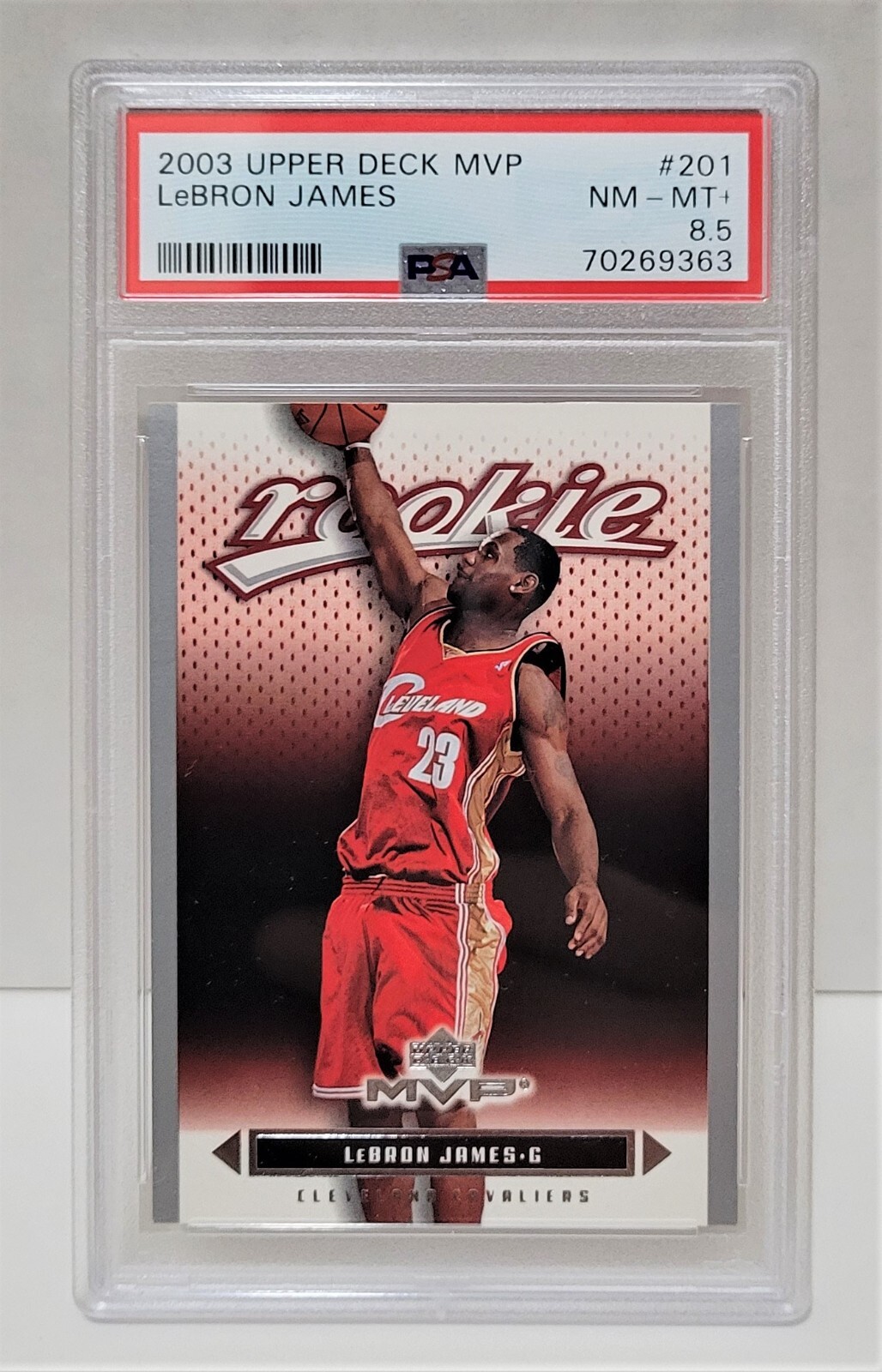 2003-04 Upper Deck MVP - Rookie Silver #201 LeBron James (RC) for sale ...