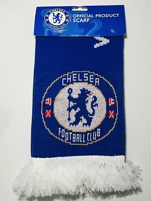 OFFICIAL CHELSEA FC FOOTBALL SCARF FA CUP FINAL 2007 WEMBLEY BLUE WHITE ...