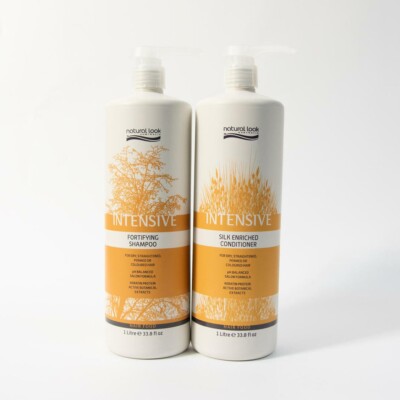 Natural Look Intensive Fortifying Shampoo & Silk Enriched Conditioner ...