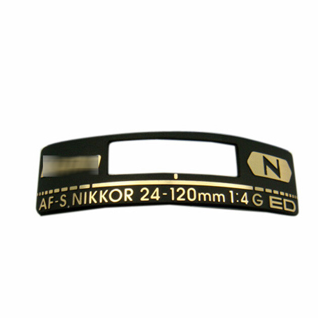 Fuselage Name Plate Badge Part For Nikon AF-S Nikkor 24-120mm 1:4 G ED ...