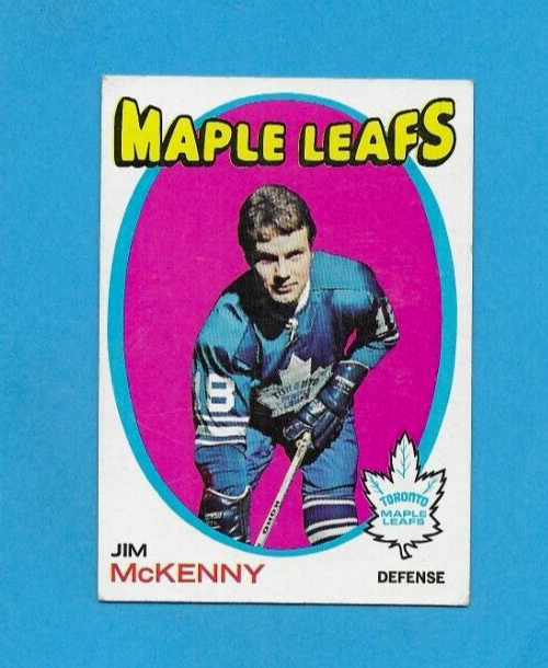 1971-72 TOPPS #43 JIM McKENNY MAPLE LEAFS EX-EXMINT | eBay