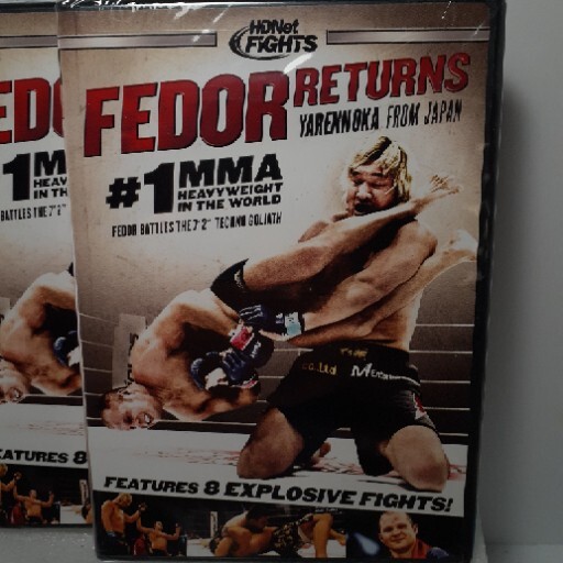 New DVDs Lot of 3 Fedor Returns MMA Japan HDnet 8 Fights 2008 Release 3 ...