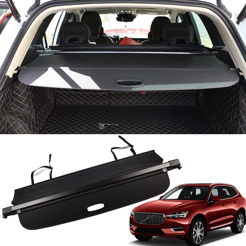 Fit 2018-2025 2026 Volvo XC60 Cargo Cover Retractable Rear Trunk Shade ...