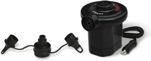 Intex Quick-Fill DC Electric Air Pump, 12V Car Plug, Max. Air Flow 21 ...