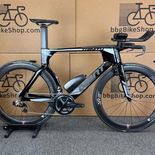 Used Giant Trinity Advanced Pro 1, Sram Red Etap, Carbon Triathlon Bike ...
