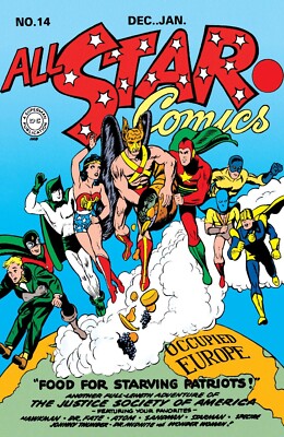 ALL STAR COMICS #14 COMIC BOOK COVER 11"x17" POSTER PRINT | eBay