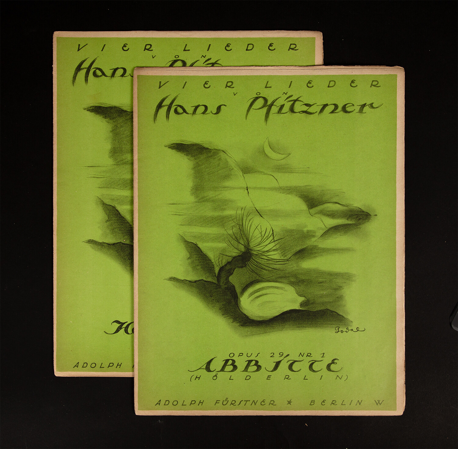 Hans PFITZNER / Collection of first and early editions of 30 songs for ...