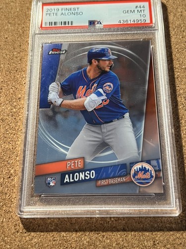 2019 TOPPS FINEST #44 PETE ALONSO ROOKIE CARD PSA 10 GEM MINT GRADE | eBay