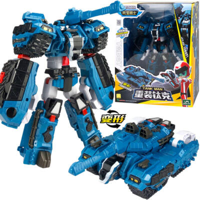 TOBOT V Galaxy Detectives Mini Transform Figure Tank Man Trail Robot ...