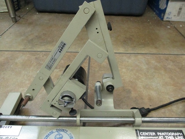 SCOTT Sm-500 Engraving Machine Engraver T59337 for sale online | eBay