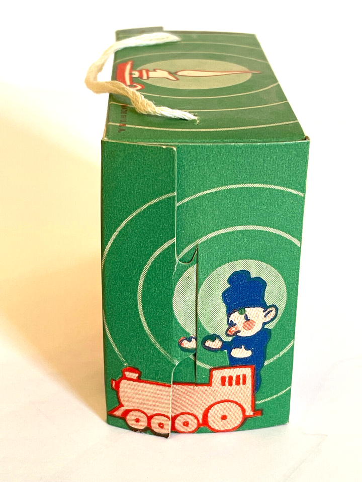 VINTAGE CHRISTMAS SANTA'S HELPERS GIVING TOY'S CANDY BOX. VINTAGE never ...